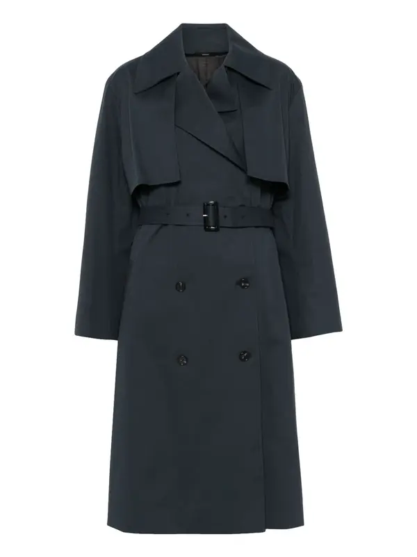 Paul Smith Double-breasted Trench Coat - Blue