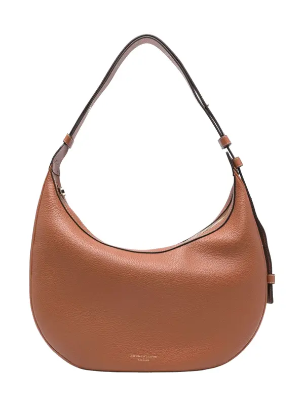 ASPINAL OF LONDON Hudson Crescent Shoulder Bag - Brown