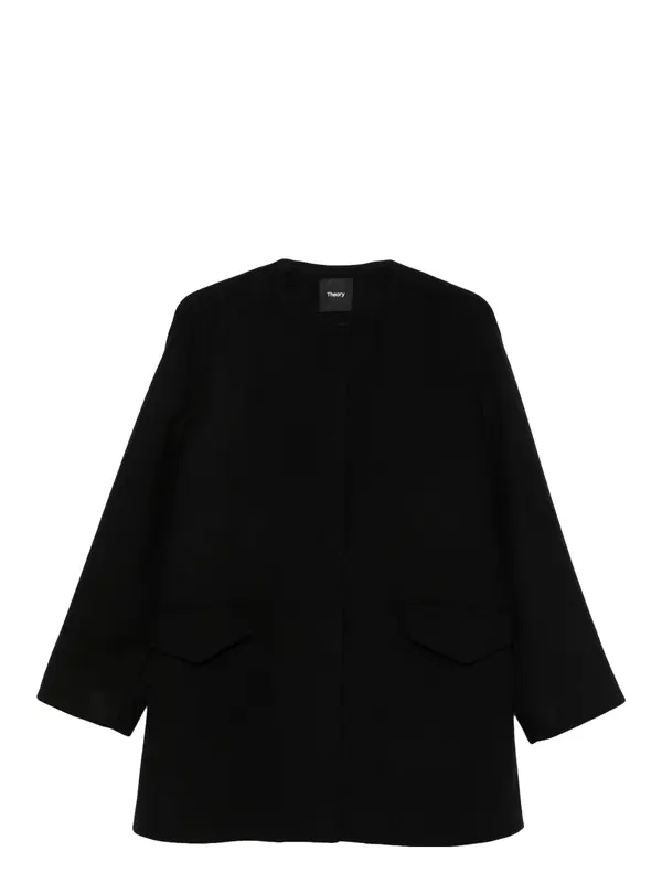 Theory Melton Cape - Black