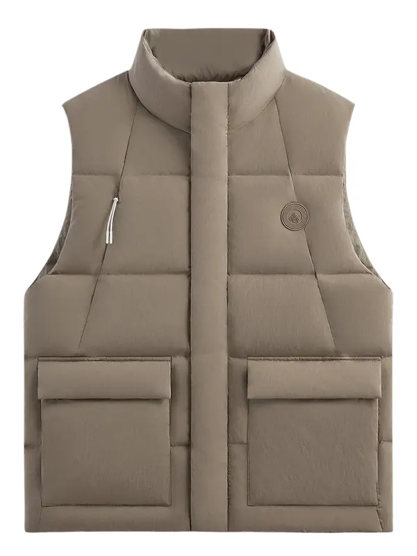 Kith Wrinkle Nylon Midi Vest - Tan