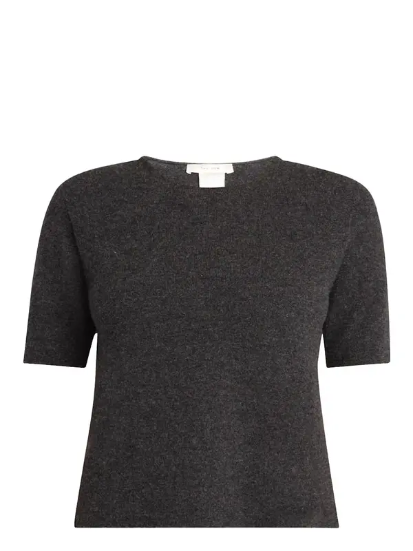 THE ROW Ipar Short Sleeve Top - Enzyme Black
