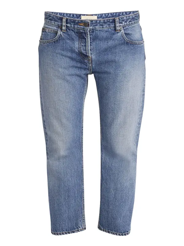 THE ROW Riaco Cropped Jeans - Blue