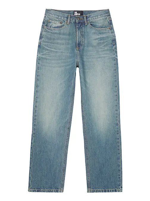 The Kooples Straight-leg Relaxed-fit High-rise Denim Jeans - Used Rapiece