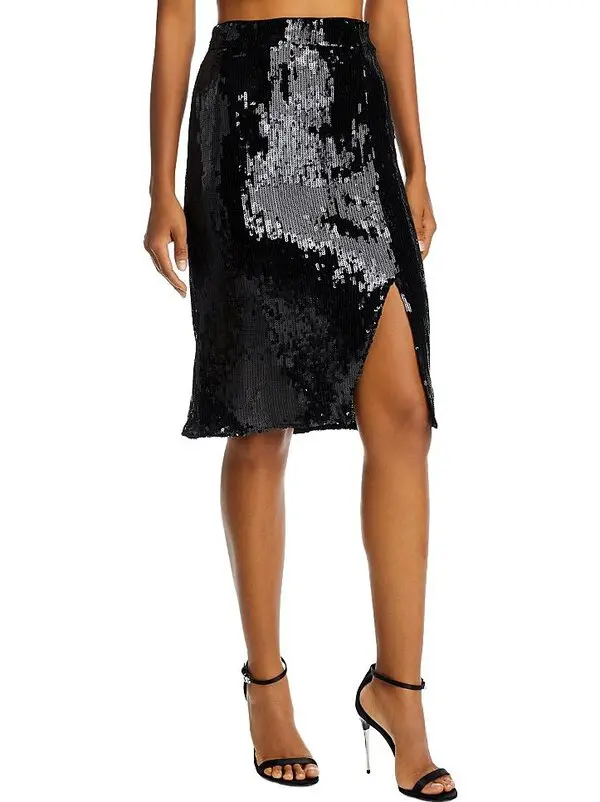 Generation Love Sequined Skirt - Black