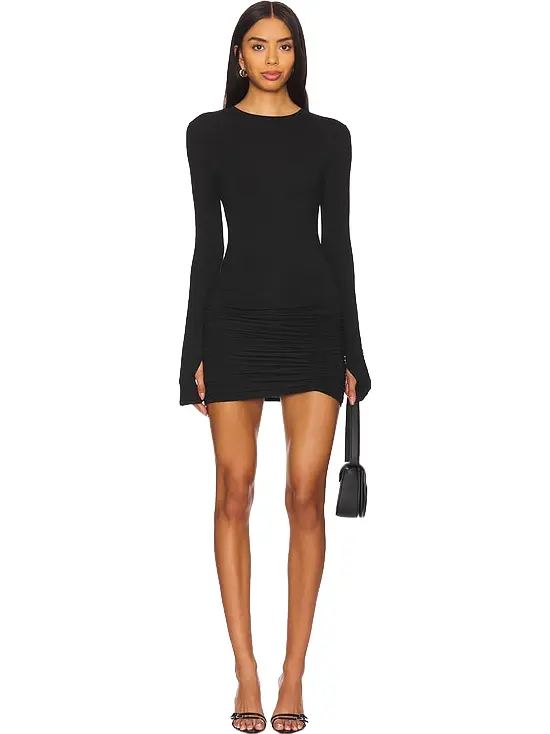 Superdown Anya Mini Dress - Black