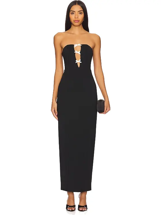MORE TO COME Kariana Gown - Black