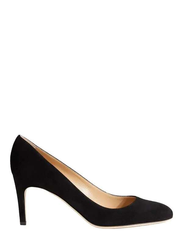 SERGIO ROSSI Madame 75 Leather Pumps - Black