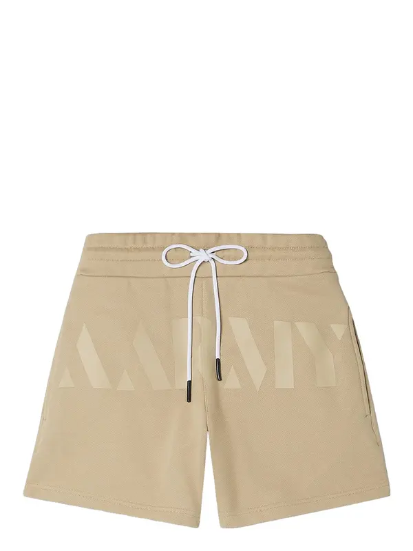 AARMY Point Guard Cotton-jersey Shorts - Sand
