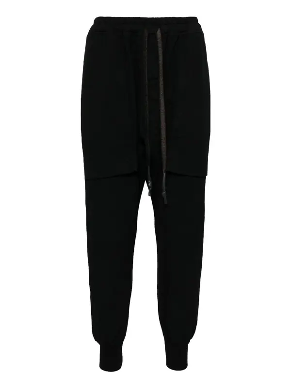 ISAAC SELLAM EXPERIENCE Gusset Stripe Trousers - Black