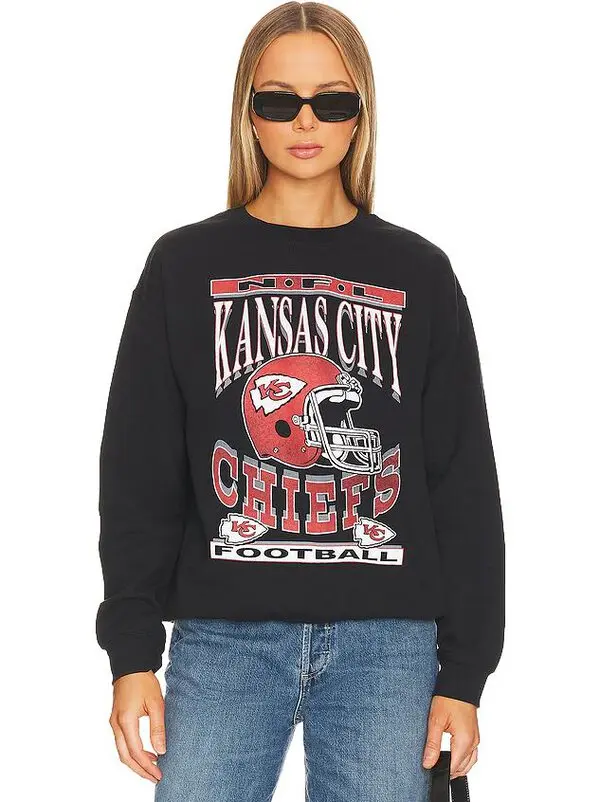 Junk Food Chiefs Helmet Flea Market Crew - Black