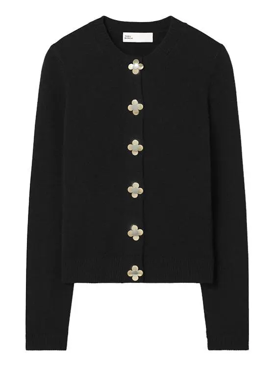 Tory Burch Cashmere Cardigan - Black