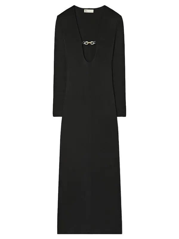 Tory Burch Jessa Viscose Dress - Black