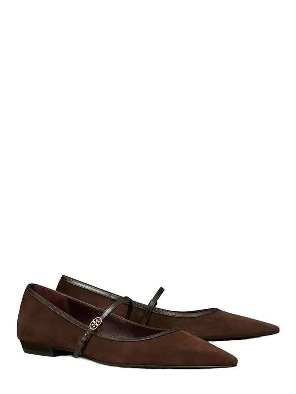 Tory Burch Double T Buckle Mary Jane - Dark Cocoa/dark Cocoa