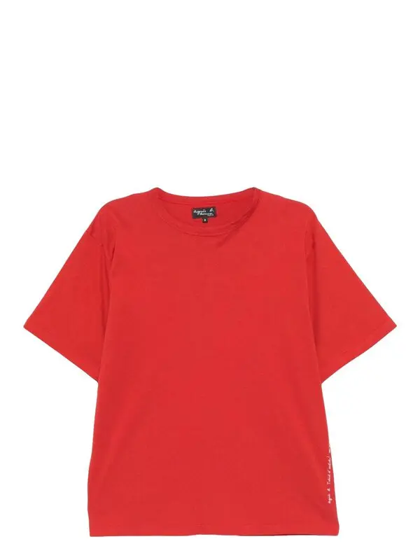 AGNÈS B. Graphic-print T-shirt - Red