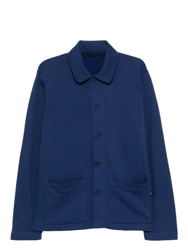 AGNÈS B. Mandarin Jacket - Blue