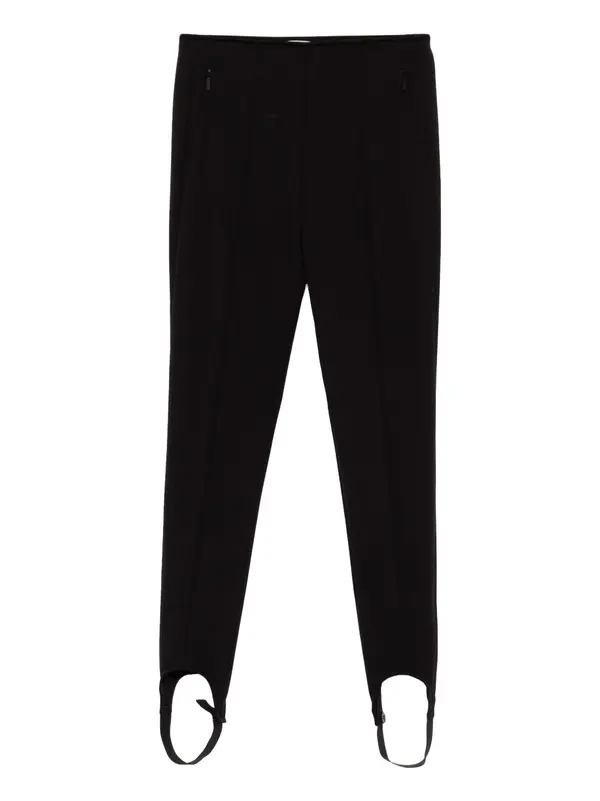 Tibi Compact Ultra Stretch Knit Stirrup Legging - Black