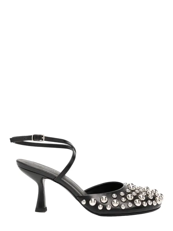 Christopher Esber Hayden Studded Heel Sandals - Black
