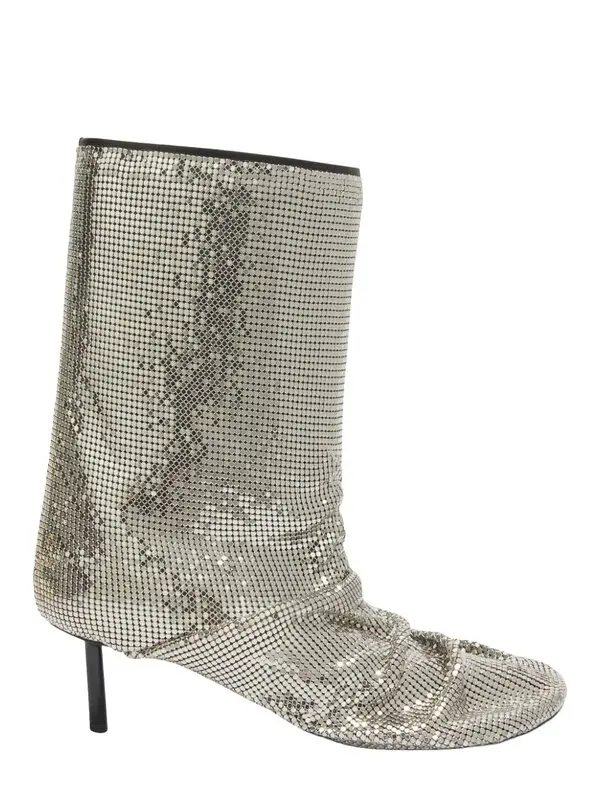 JIL SANDER Leather Boots - Grey