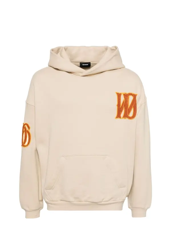 We11Done Logo-patch Hoodie - Neutrals