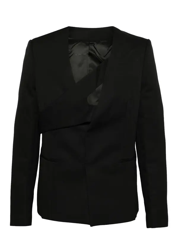 HELIOT EMIL Robur Panelled Blazer - Black