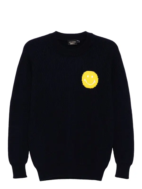 Joshua Sanders Fisherman's Smile Crew-neck Jumper - Blue
