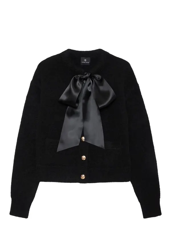 ANINE BING Rhodes Cardigan - Black
