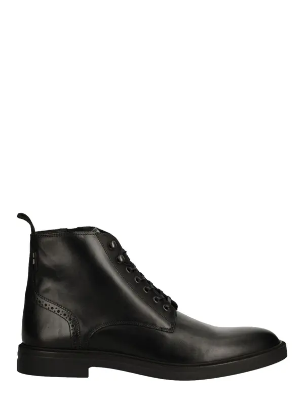 BOSS Leather Ankle Boots - Black