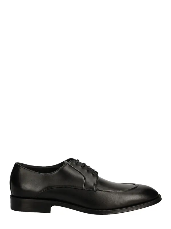 Hugo Boss Leather Derby Shoes - Black
