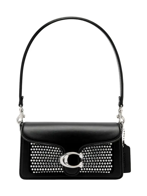 COACH® Tabby 20 Crystal-embellished Leather Bag - Black