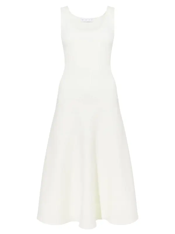 Proenza Schouler White Label Lucia Knitted Dress - White