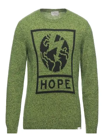 BROOKSFIELD Knitted Multicolor Sweater - Green