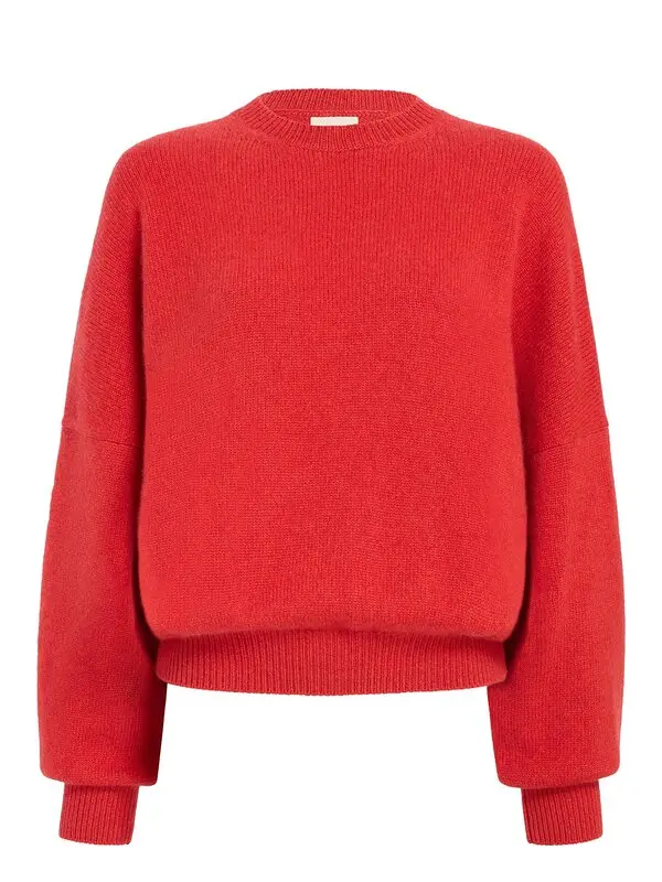 Khaite Margaux Cashmere Pullover - Persimmon