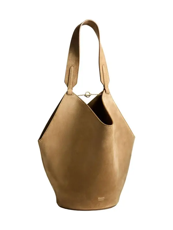 Khaite Small Lotus Tote - Mud