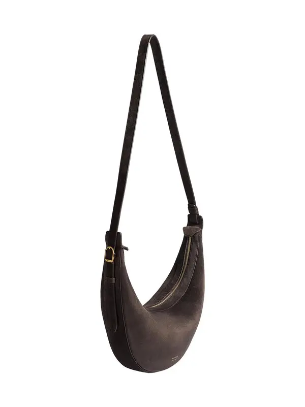 Khaite Small Augustina Crossbody Bag - Dark Brown