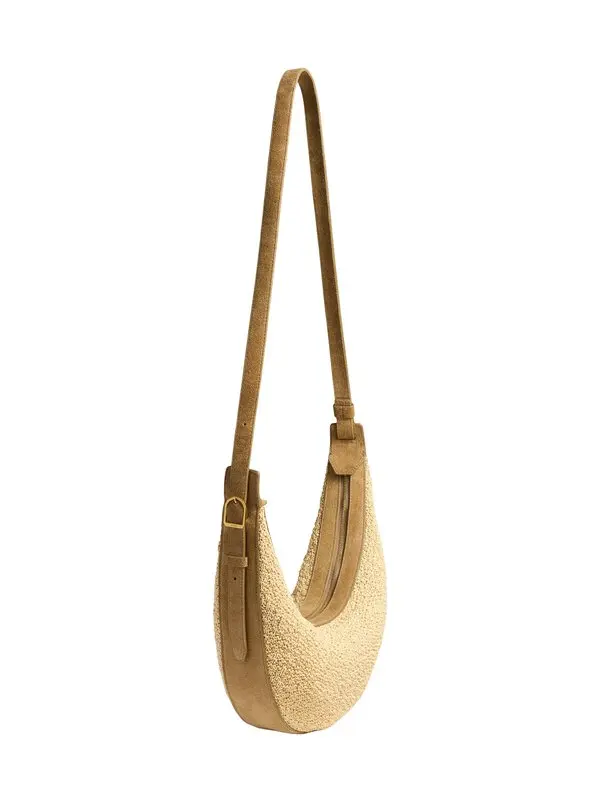 Khaite Small Augustina Crossbody Bag - Wheat / Natural