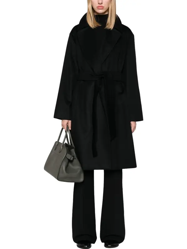 Max Mara Tigre Coat - Black