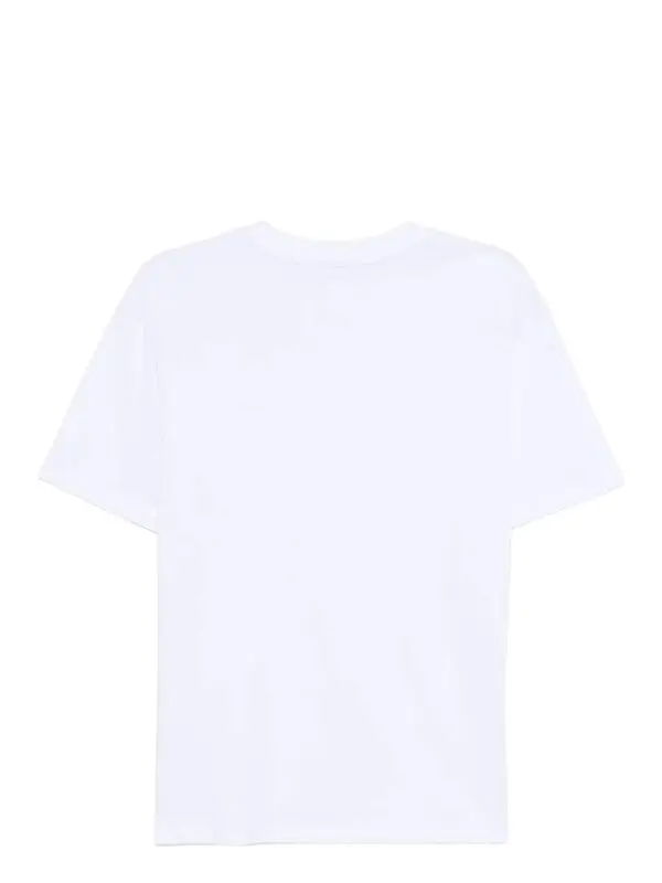 GROUND ZERO Logo Print Cotton T-shirt - White