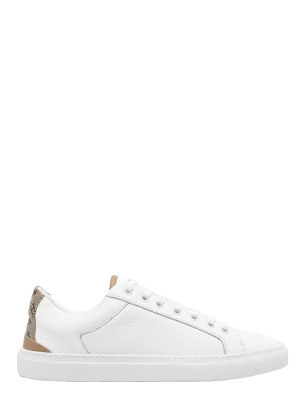 Herno Leather Trainers - White