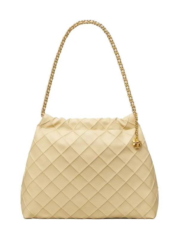 Tory Burch Fleming Hobo Bag - Neutrals
