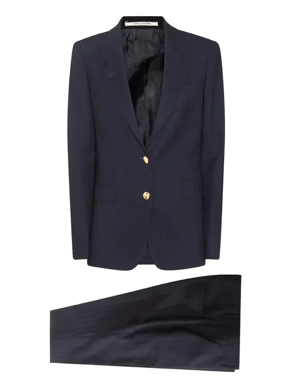 Tagliatore Wool Single-breasted Suit - Blue