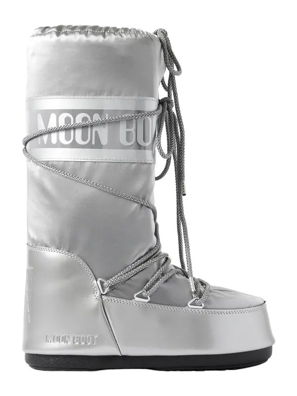 Moon Boot Icon Glance Snow Boots - Silver