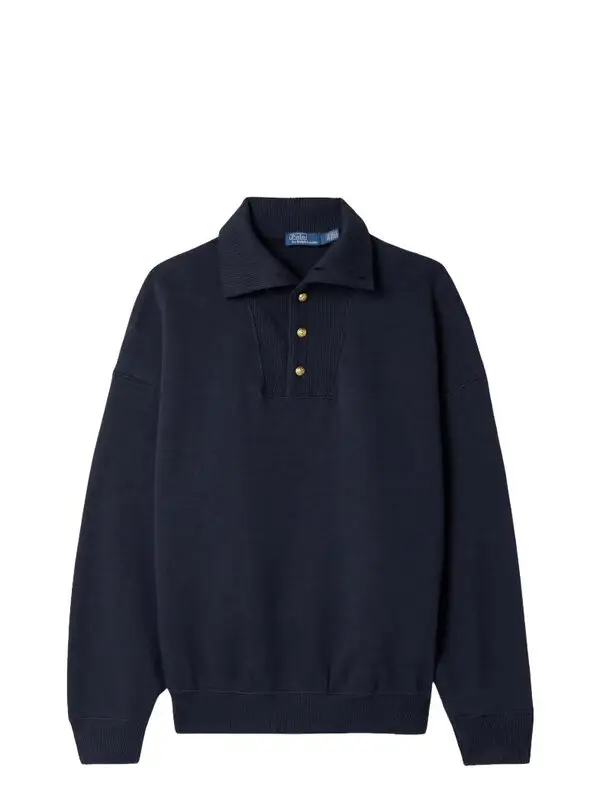Ralph Lauren - Polo Ralph Lauren Embroidered Cotton-Blend Jersey Sweatshirt
