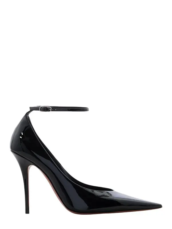Amina Muaddi Anok Patent-leather Pumps - Black