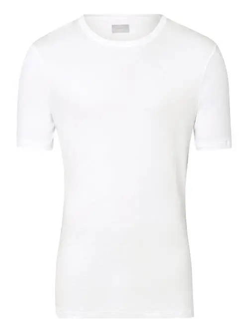 Hanro Sea Island Cotton Crew Neck T-shirt - White