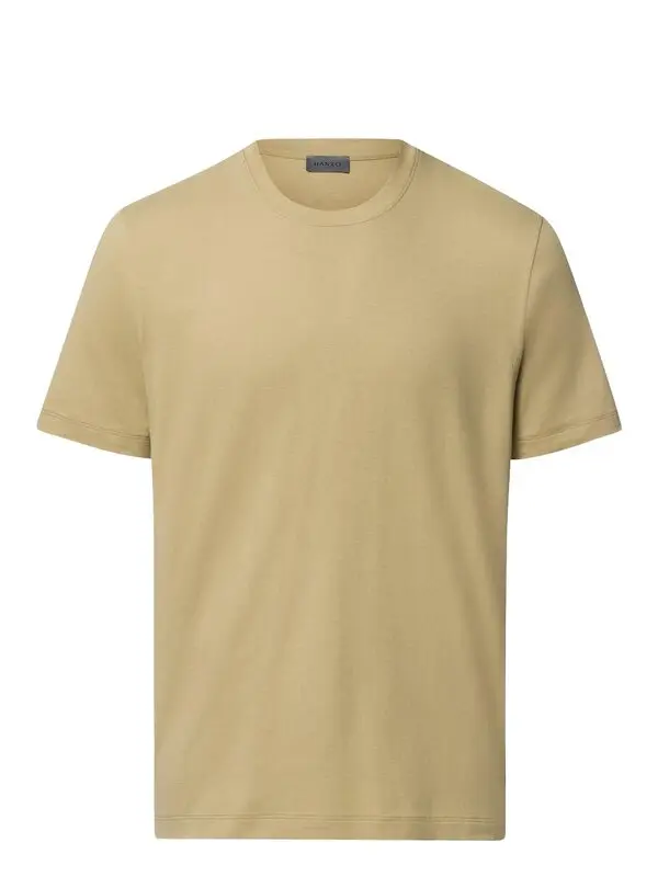 Hanro Living Shirts Cotton Crew Neck T-shirt - Cardamom