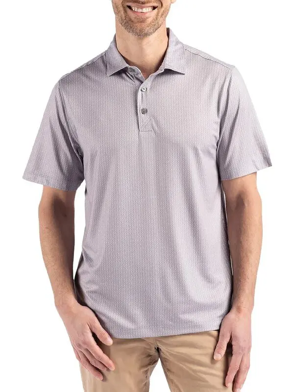 Cutter & Buck Pike Shadow Check Print Polo - Polished