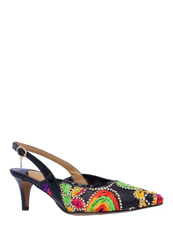 J. Reneé Klaudia Slingback Pointed Toe Pump - Bright Multi