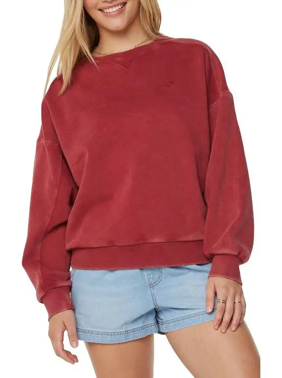 Roxy Oasis Haze Sweatshirt - Rumba Red