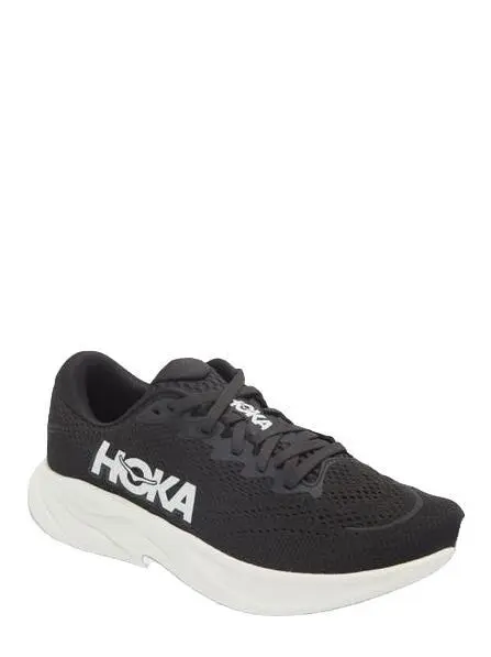 HOKA Rincon 4 Running Sneakers - Black / White