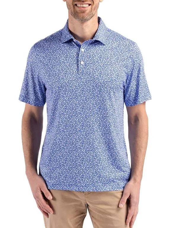 Cutter & Buck Pike Flora Print Polo - Chelan